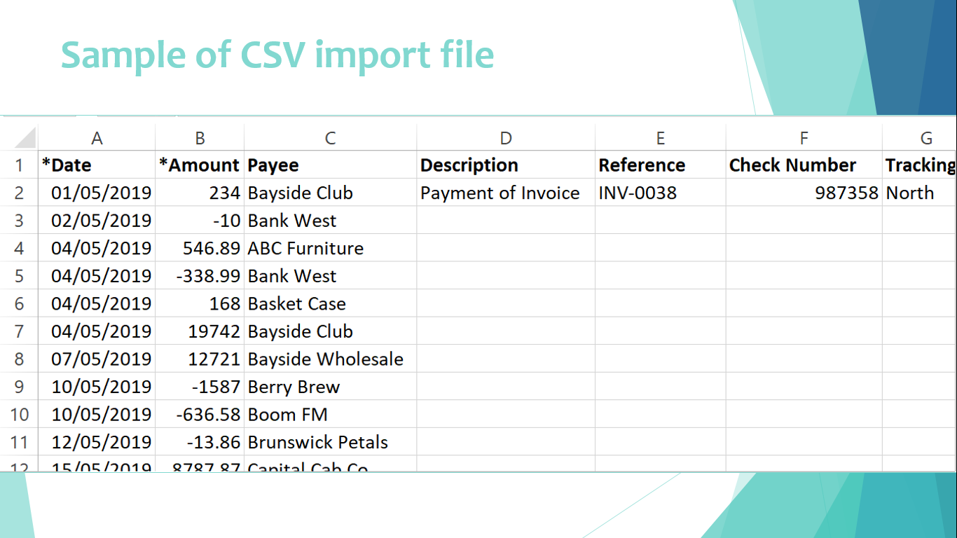 Xero Training How To Import CSV File Bank Statement In Xero 2019 