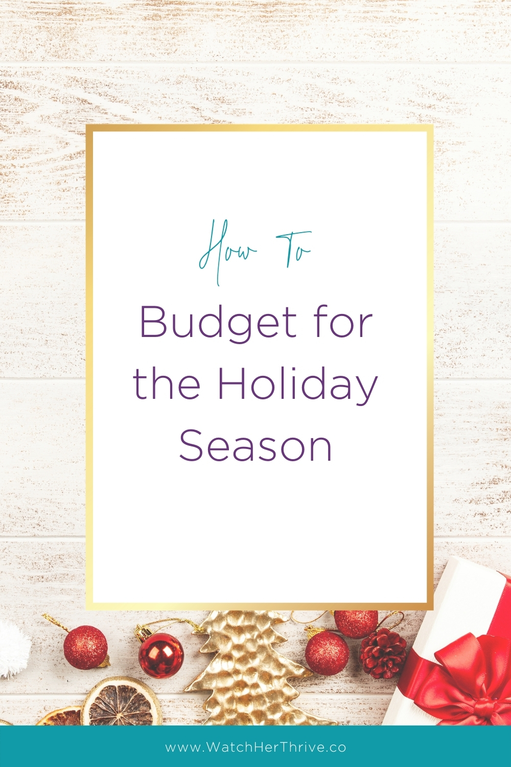Budgeting for the Holidays