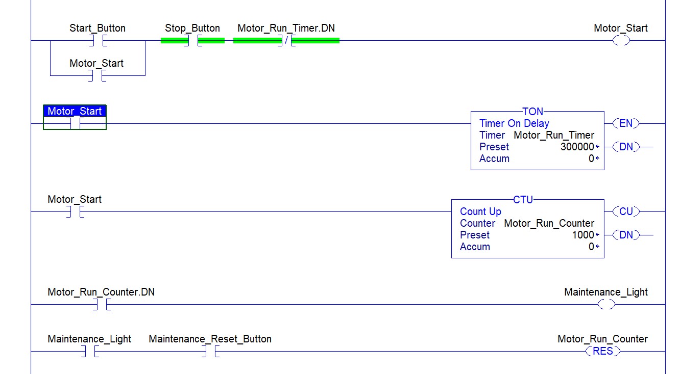 Beginner s Free PLC Training Part 4 Of 4 PLC Ladder Logic