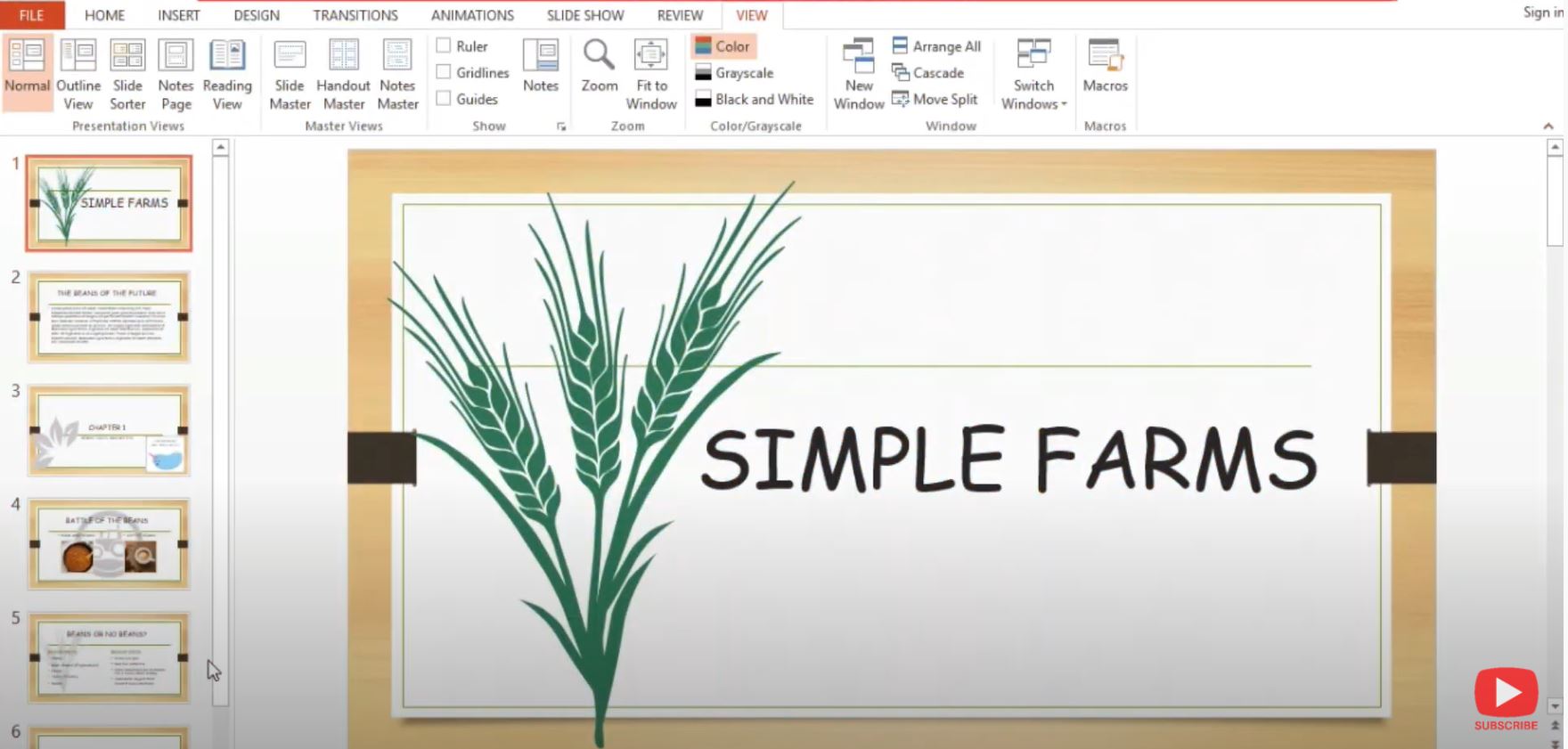 Master Template Powerpoint
