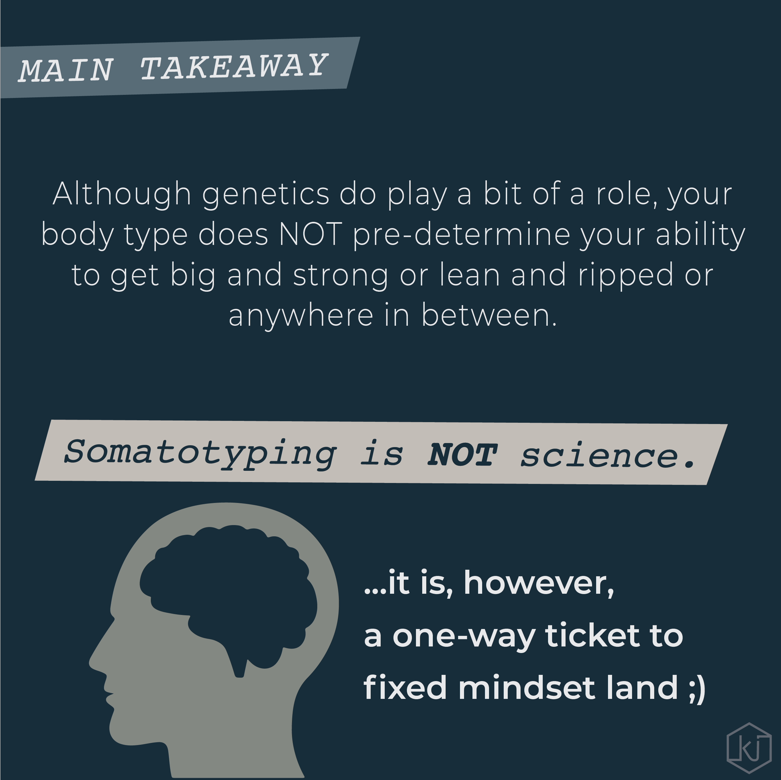 Your Body Type is NOT a Excuse