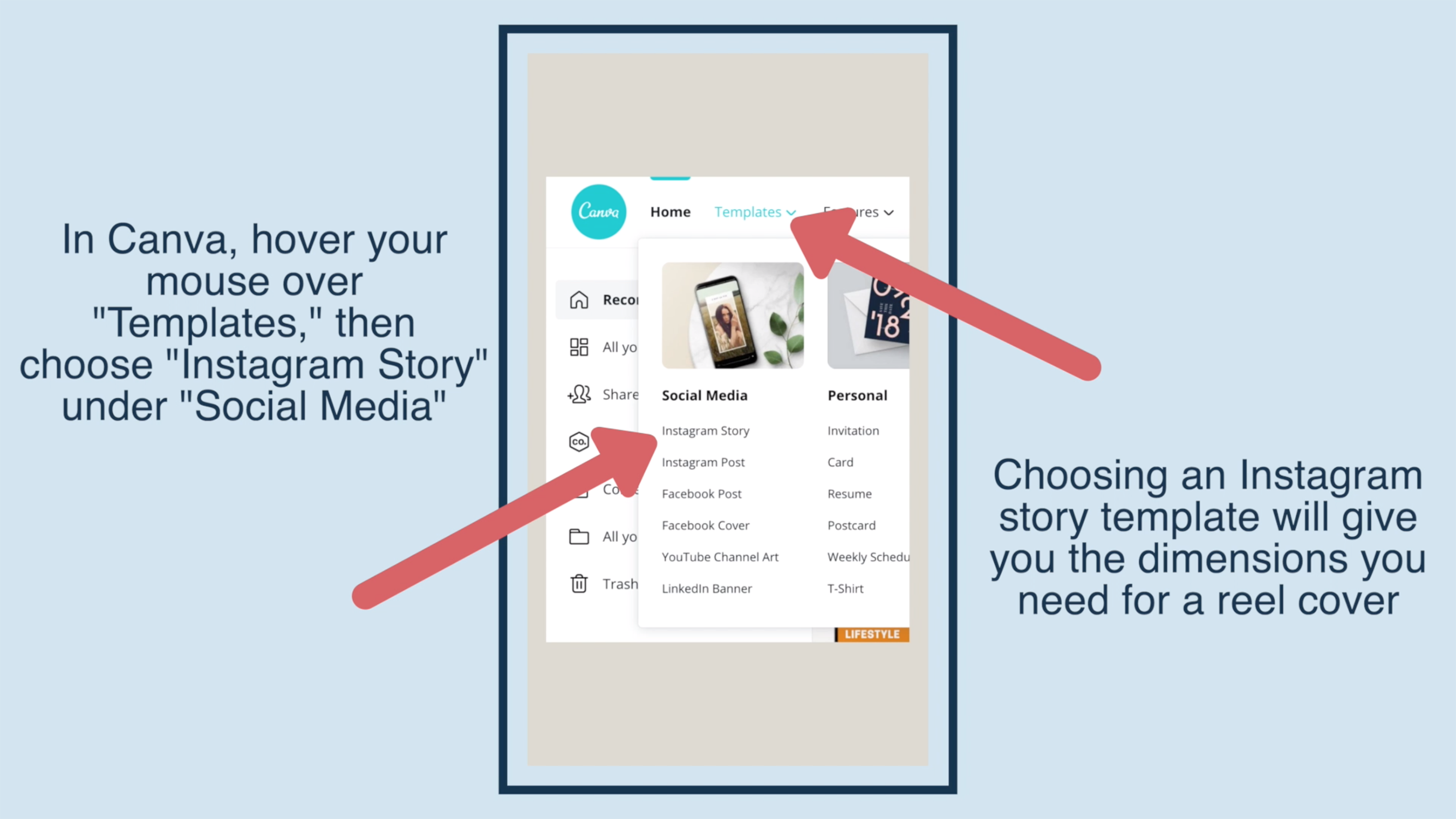How To Make An Instagram Reel Cover In Canva