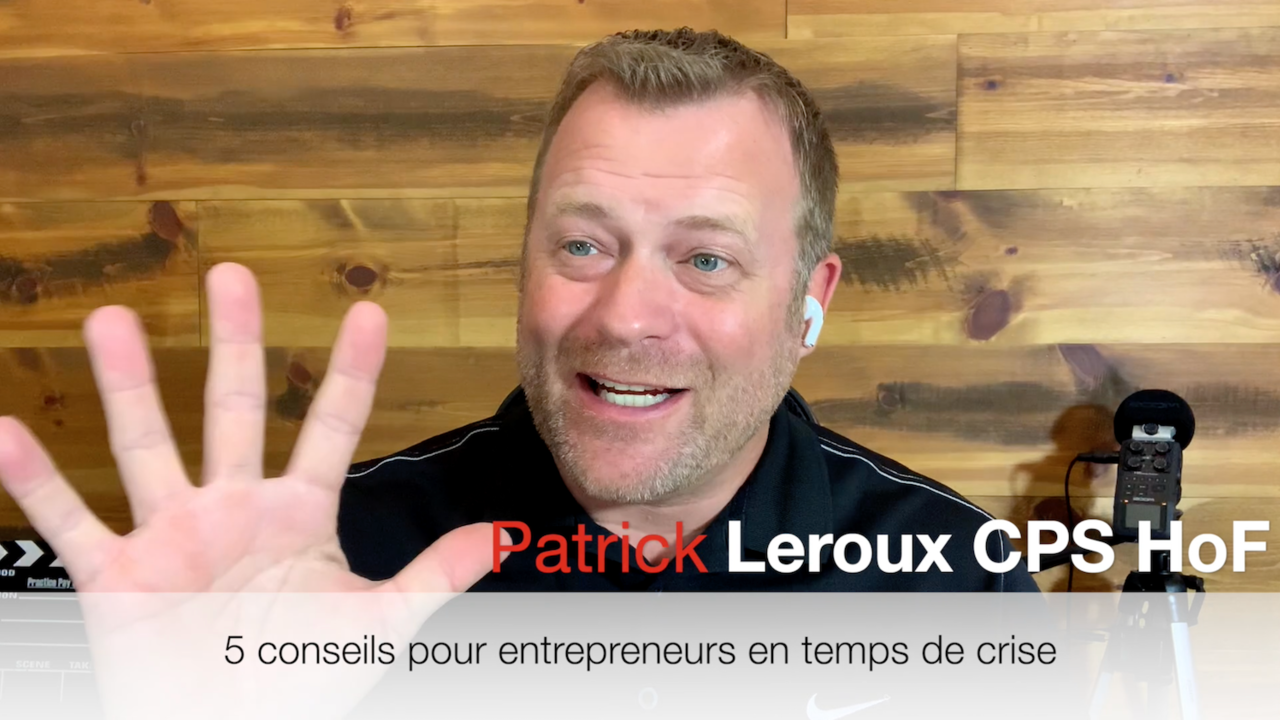 Conférencier motivation performance leadership Patrick Leroux CSP HoF
