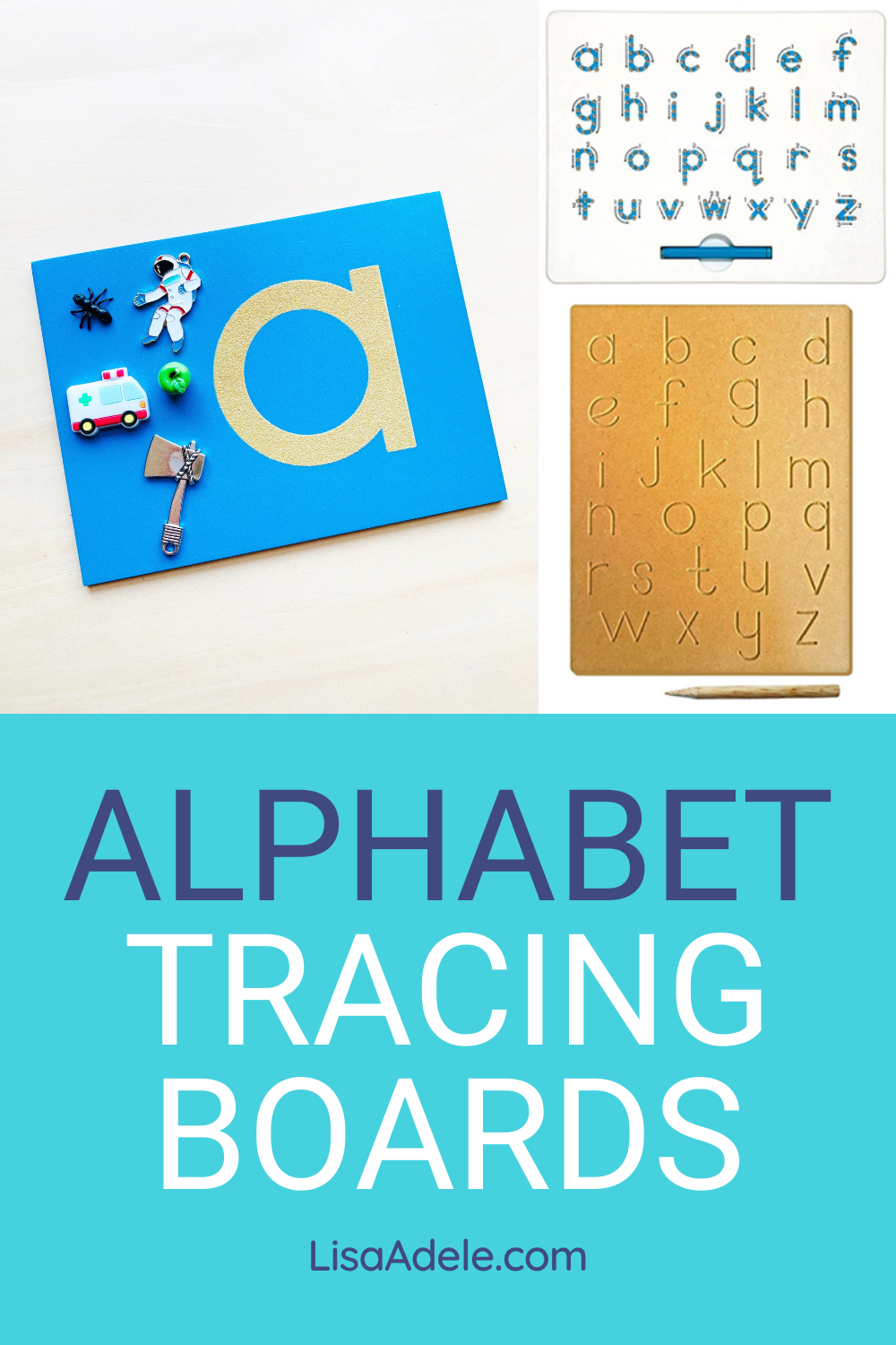 Learning Alphabet Puzzle Upper Case Alphabet Board Wooden Letters 