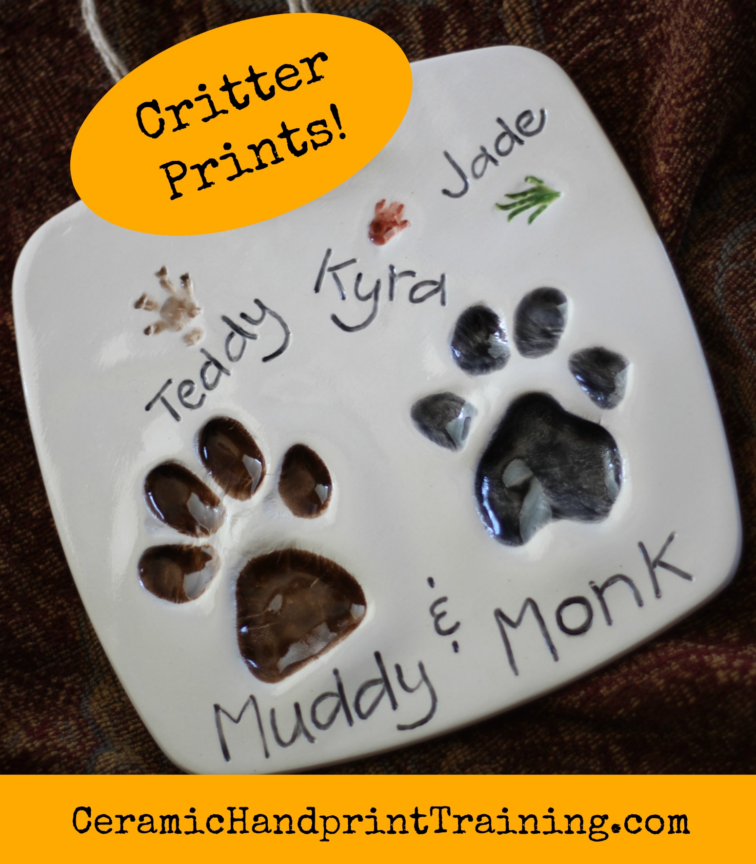 Ceramic Handprint Training Blog