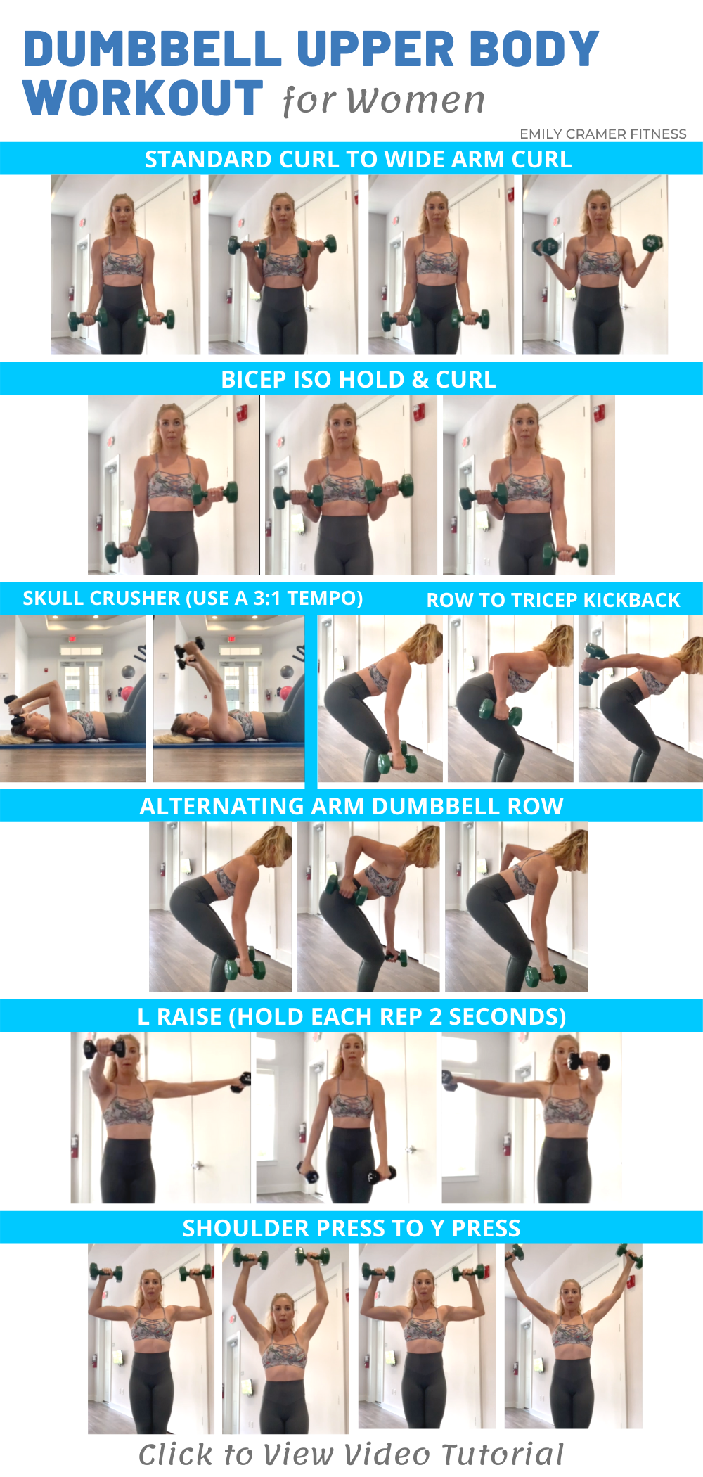 Dumbbell Upper Body Workout For Women Dumbbell Upper Body Workout For Women