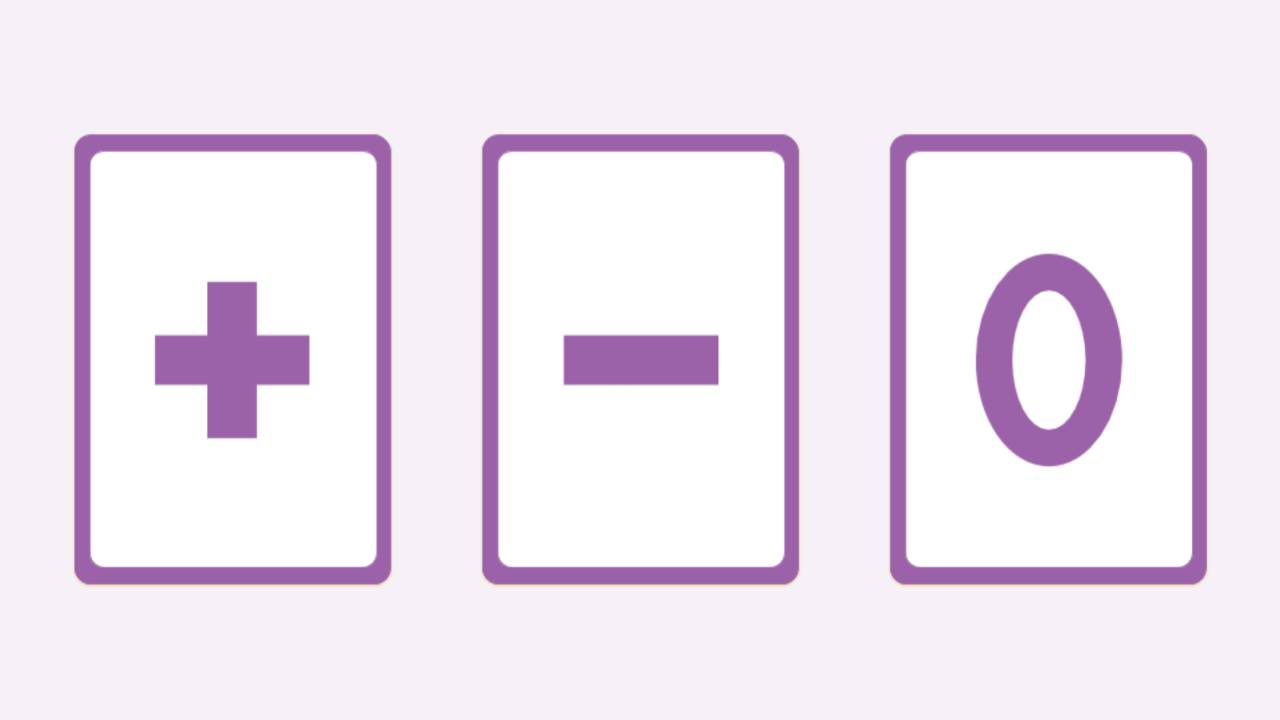 Blog - Positive, Negative, And Neutral Cards