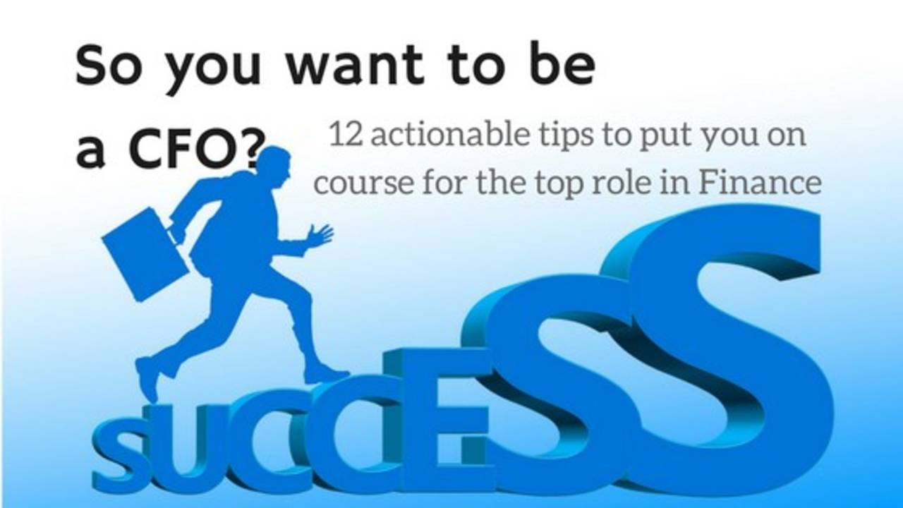 How to prepare to become a CFO starting now in 2020