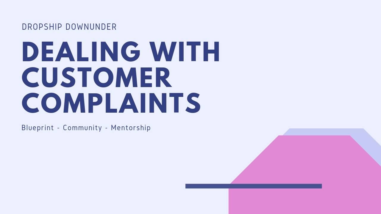 Dealing With Customer Complaints