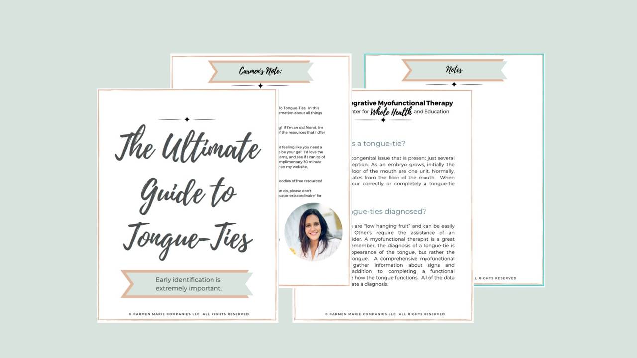 The Ultimate Guide To Tongue Ties