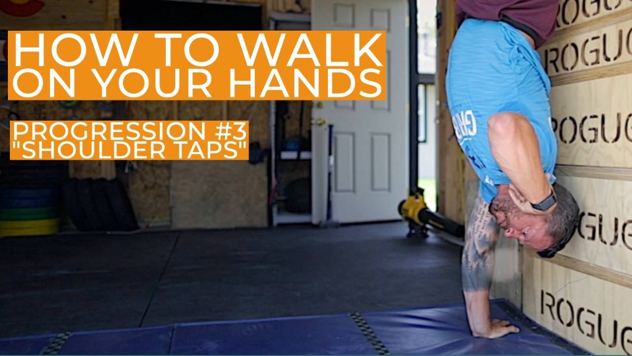 How To Walk on Your Hands | Progression 3 | "Shoulder Taps"