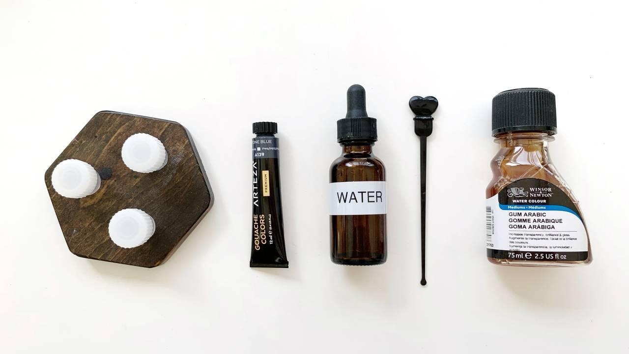 Using Gouache To Make Calligraphy Ink