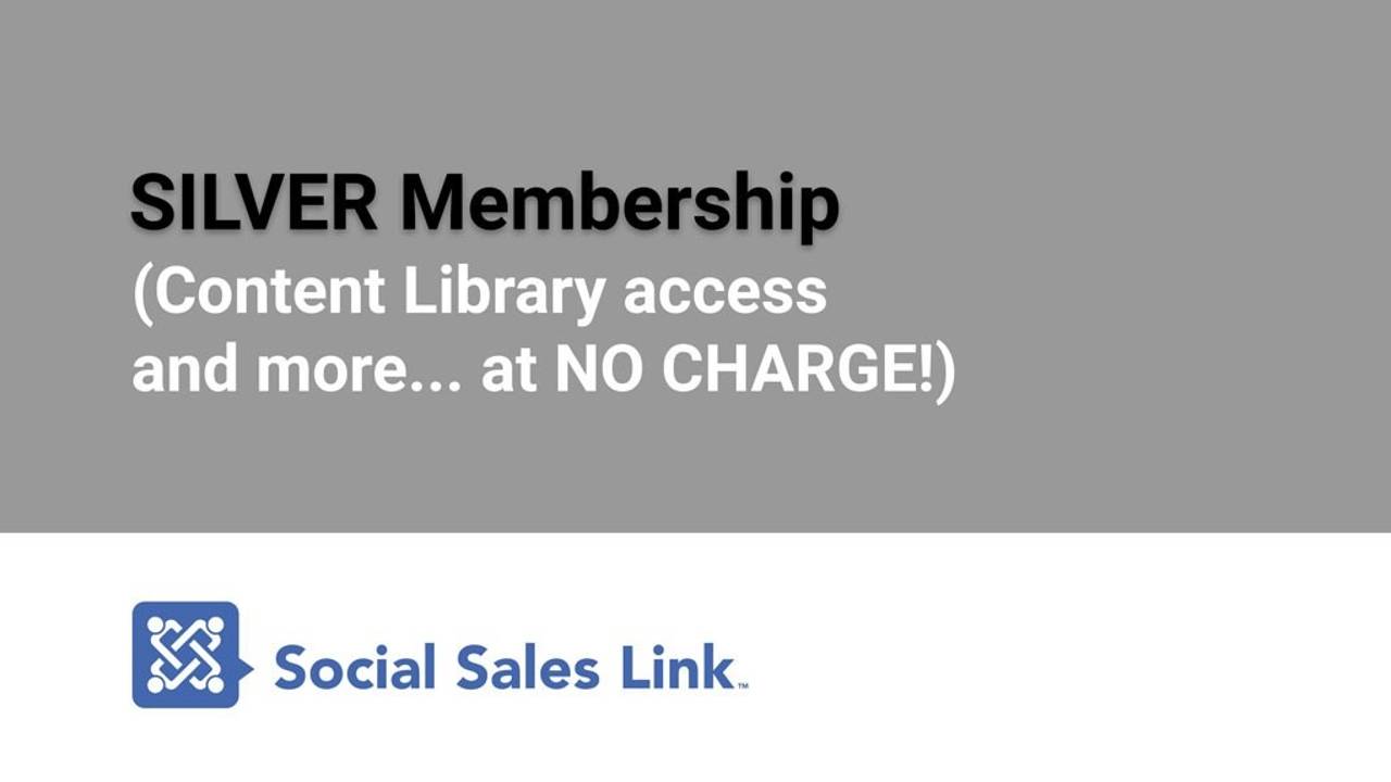 LinkedIn Webinars, Downloads, and More! | SILVER Membership