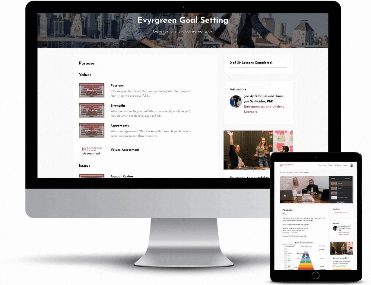 Evyrgreen Goal Setting