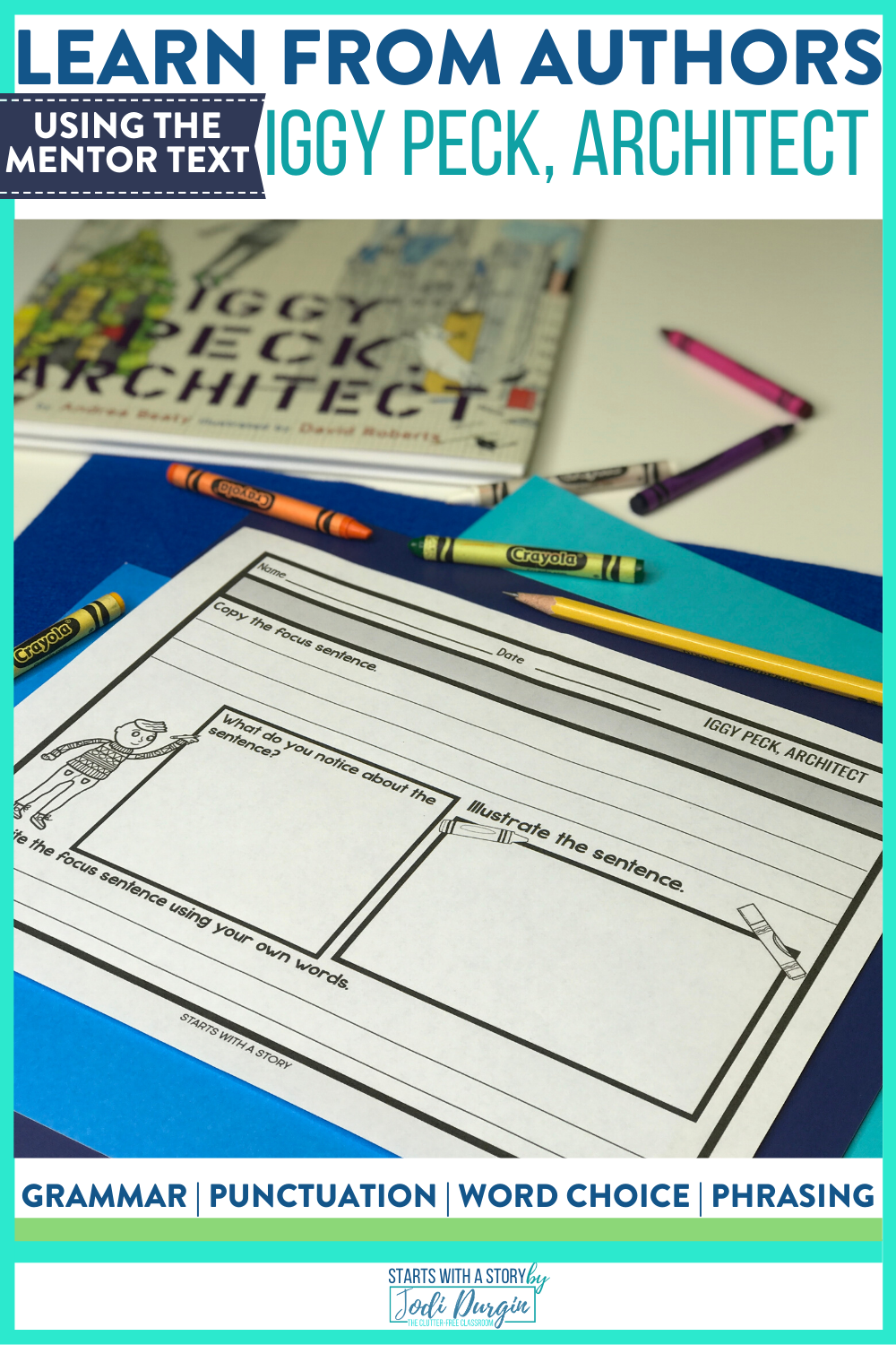 Iggy Peck, Architect Book Activities