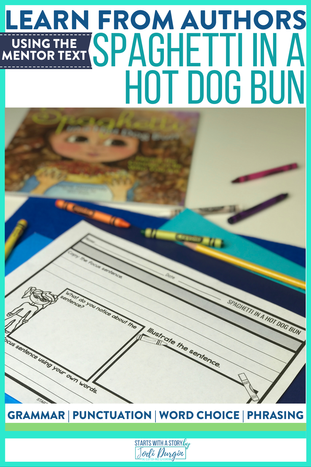 Spaghetti in a Hot Dog Bun Book Activities