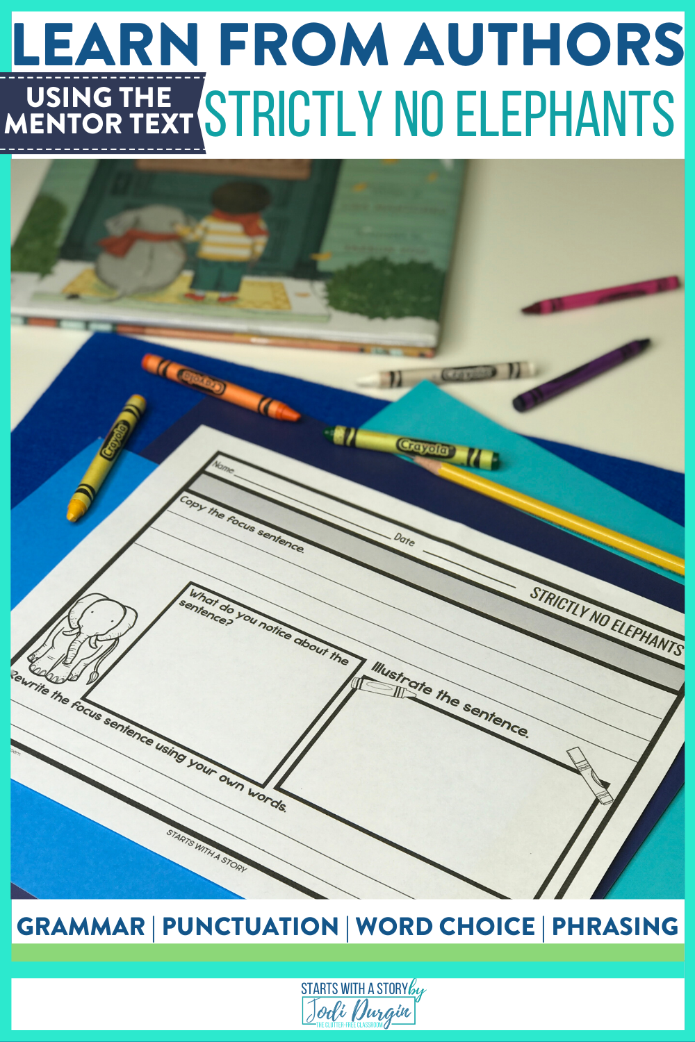 Strictly No Elephants Book Activities