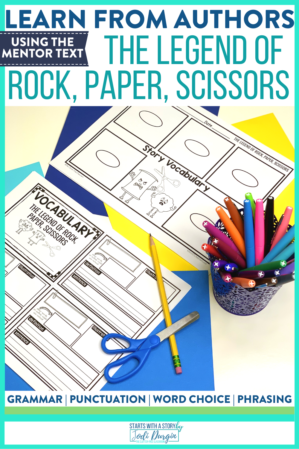 The Legend of Rock Paper Scissors Book Activities