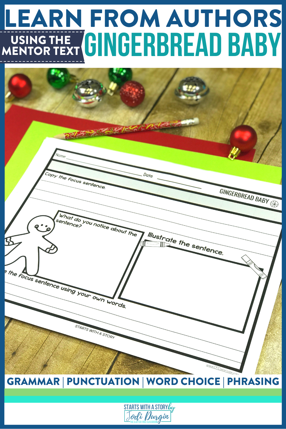 Gingerbread Baby Book Activities