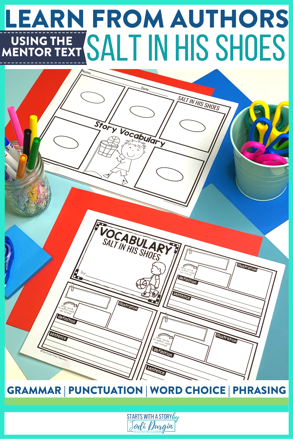 Salt in His Shoes Book Activities