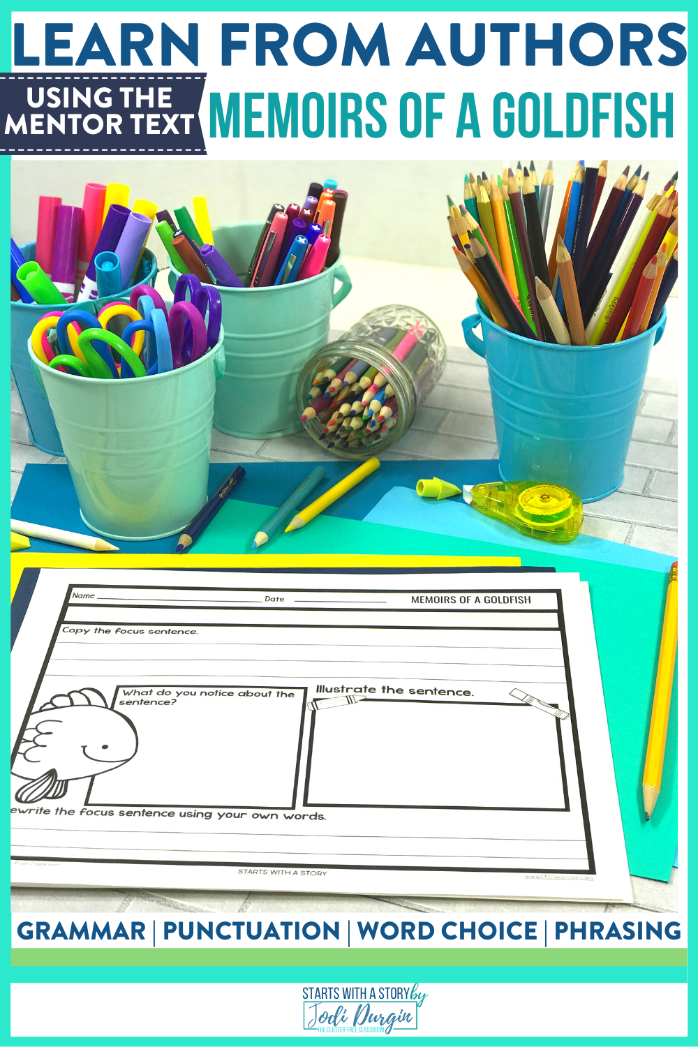 Memoirs of a Goldfish Book Activities