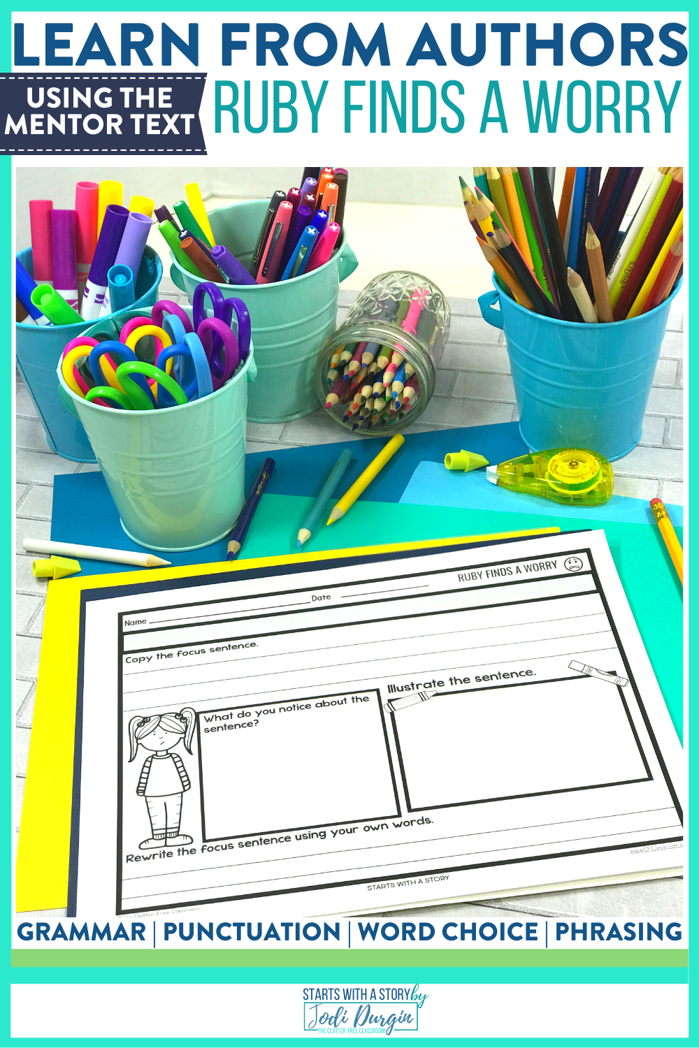 Ruby Finds a Worry Book Activities