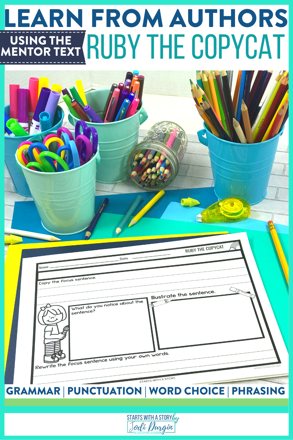 Ruby the Copycat Book Activities