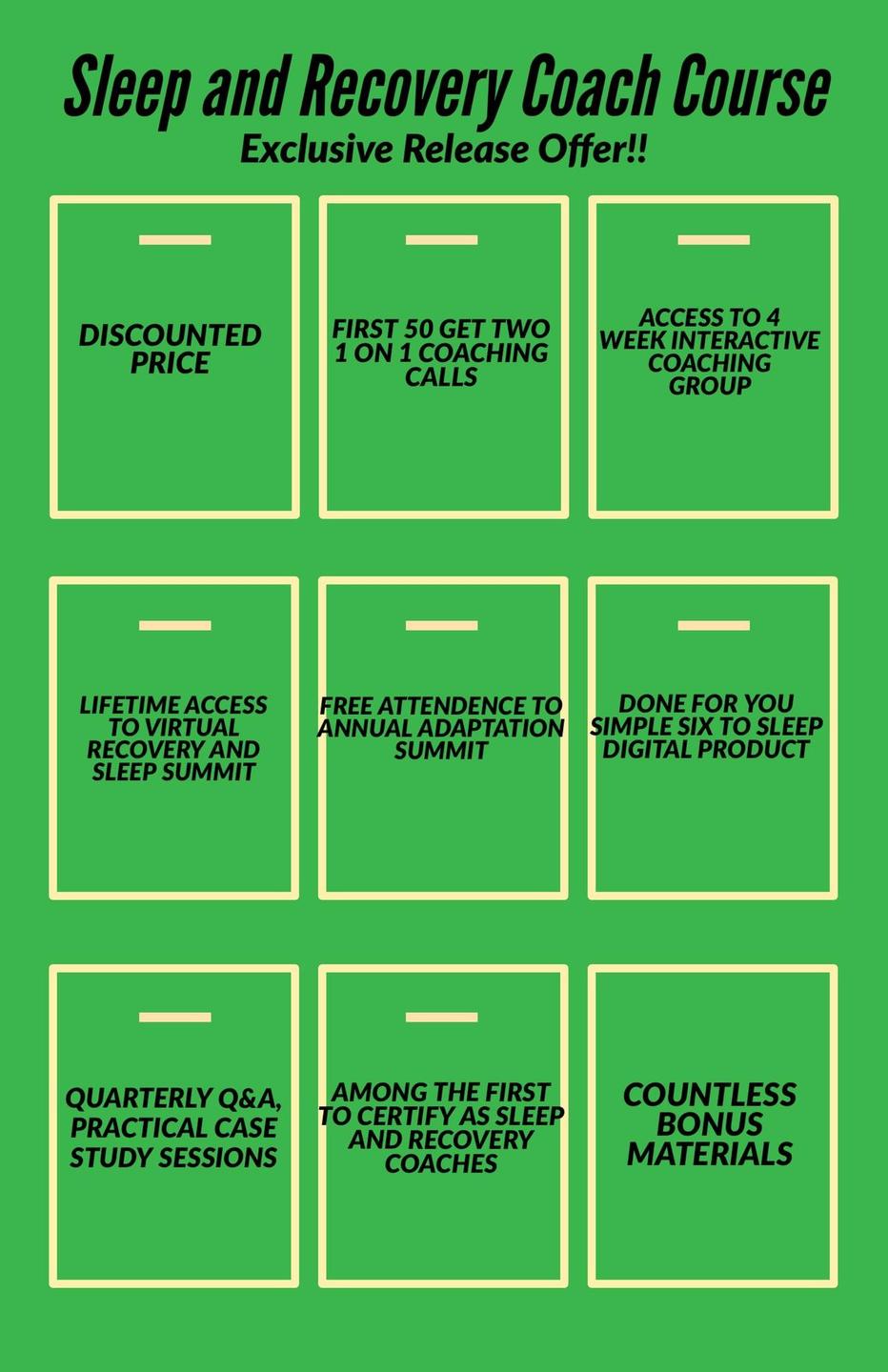 Sleep and Recovery Coach Course