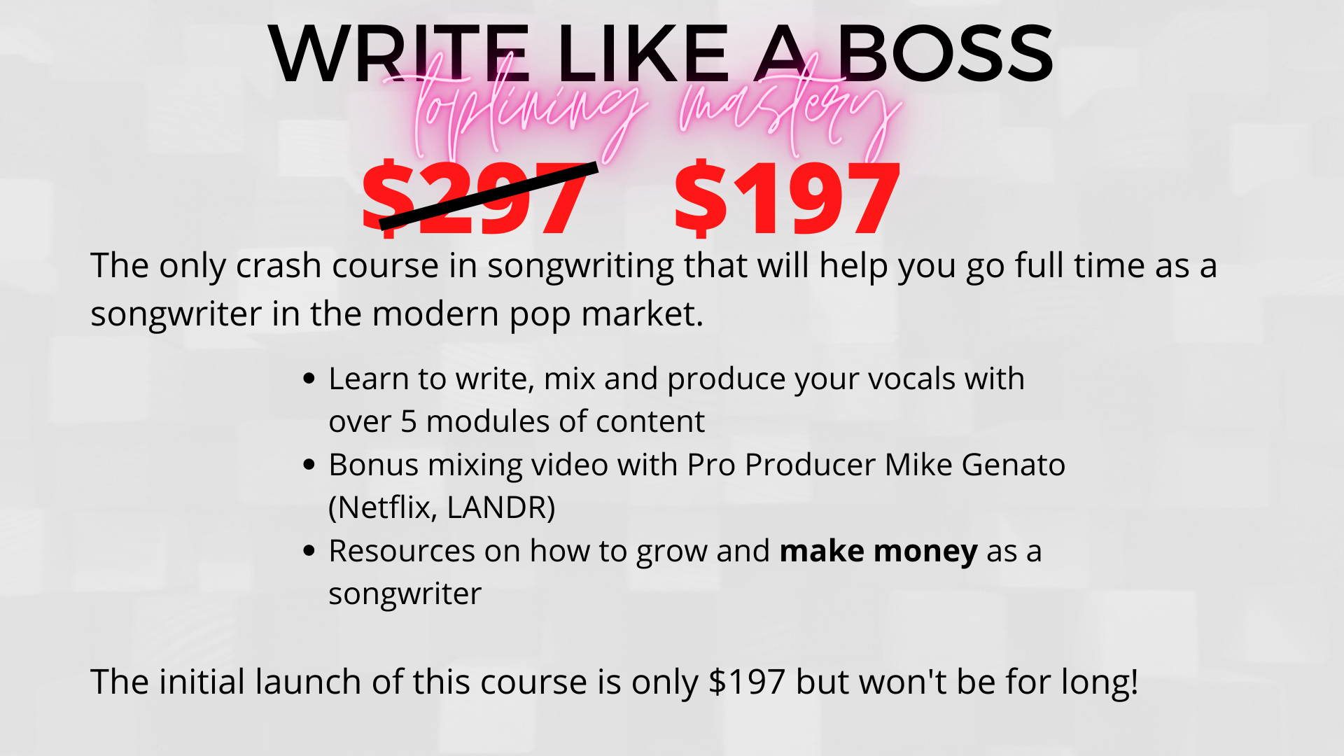 Write Like a Boss-Toplining Mastery