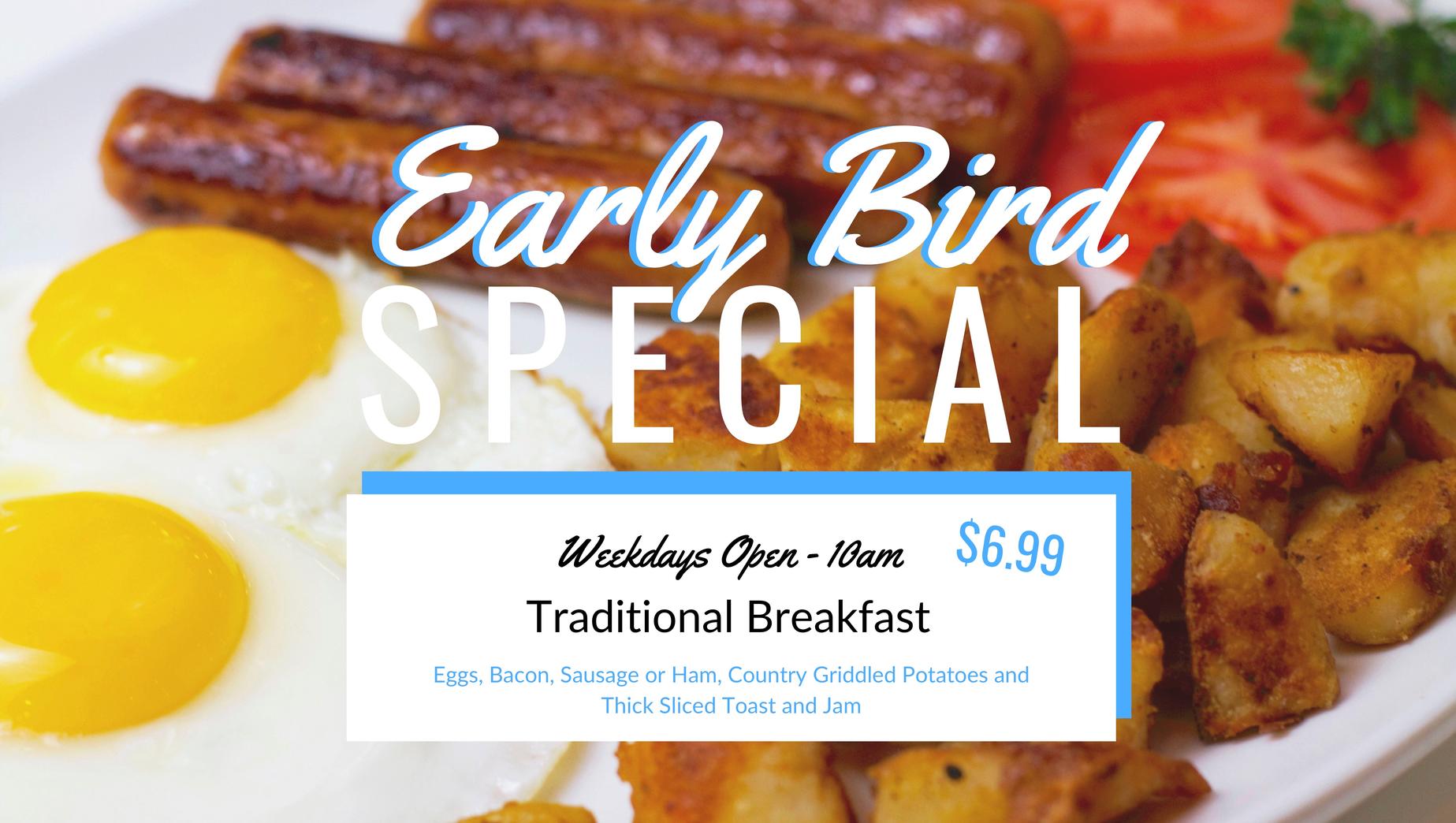 Sunnyside Grill. Voted Best Breakfast and Lunch.