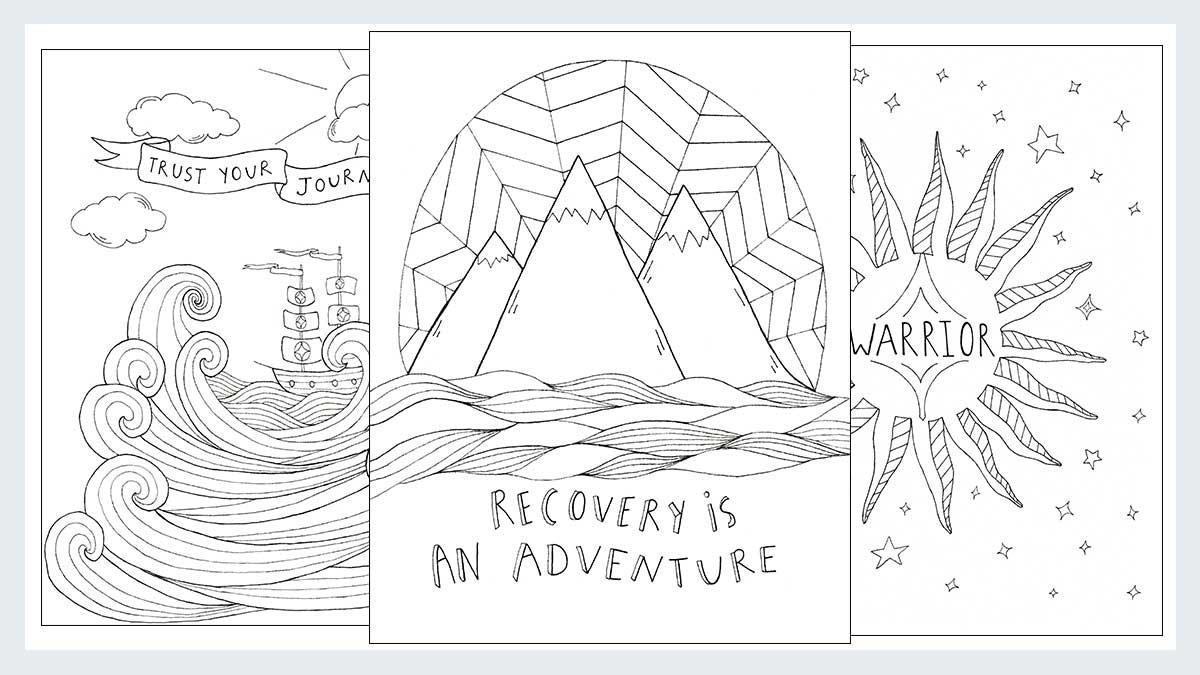 Recovery Pages Printable Coloring Pages