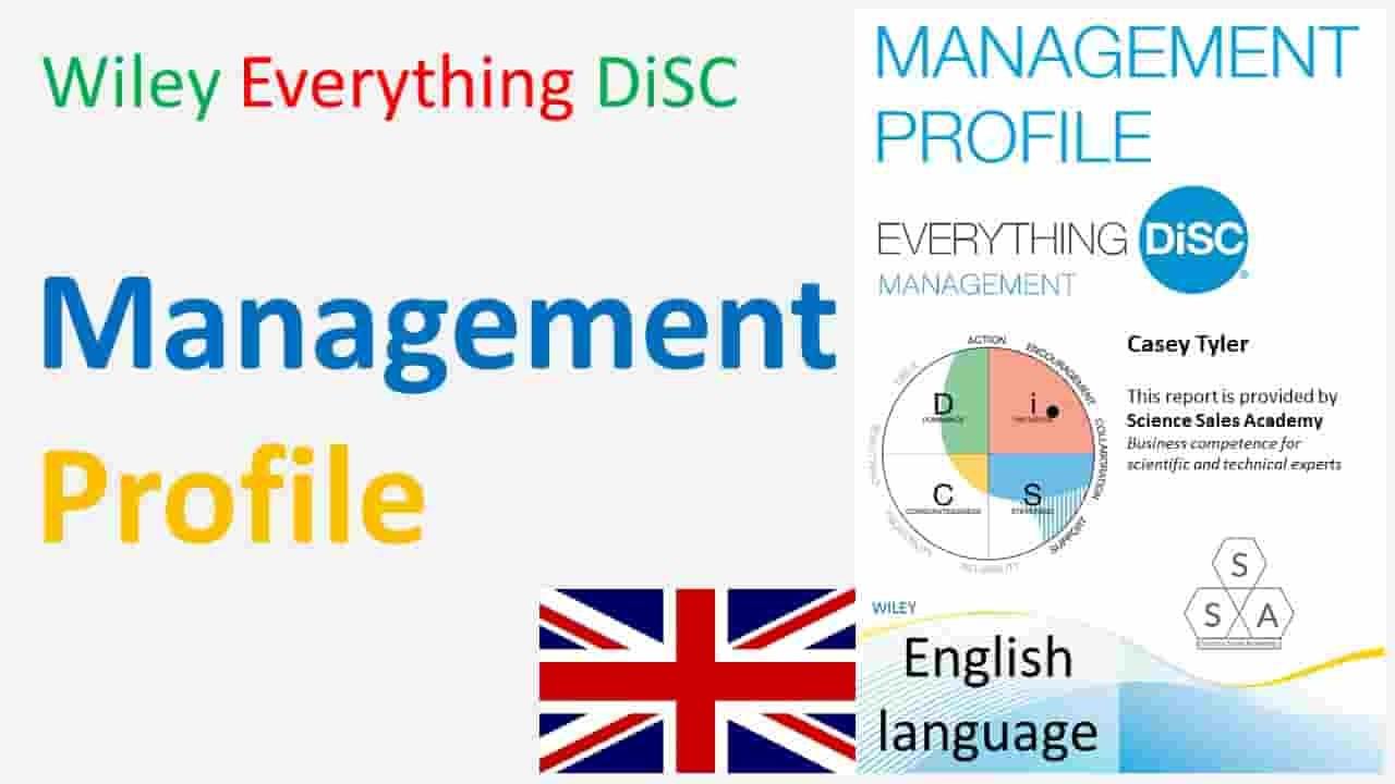 Wiley DiSC Management Profile | Science Sales Academy